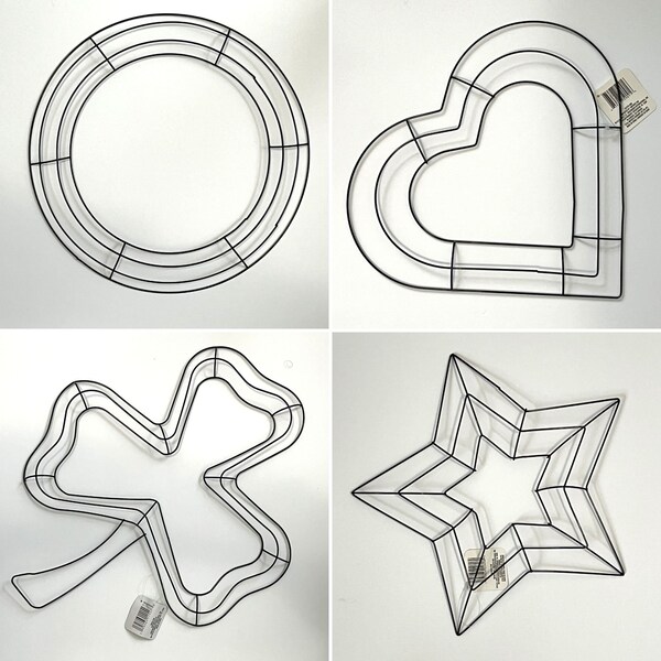Wire Heart Wreath Form - Etsy