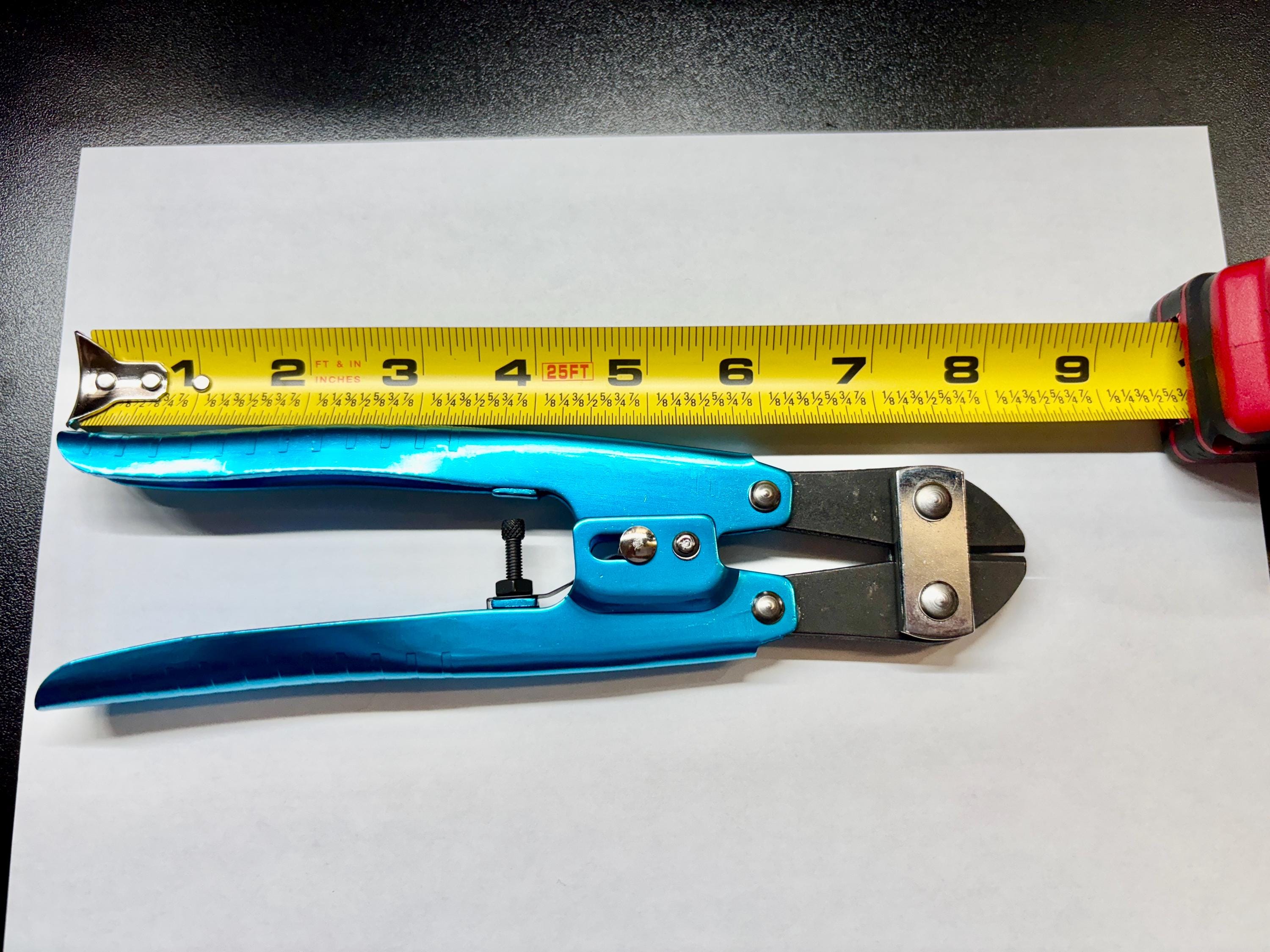 8.25" Straight Head Turquoise Wire Cutters: Heavy Duty Wreath Maker ...