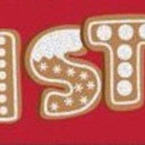 Gingerbread Merry Christmas Sign: Holiday Wreath Attachment, 12" MDF - Etsy