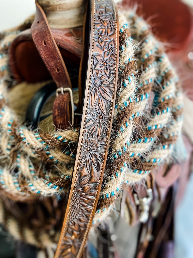 PDF Sunflower Belt/strap Tooled Leather Pattern - Etsy