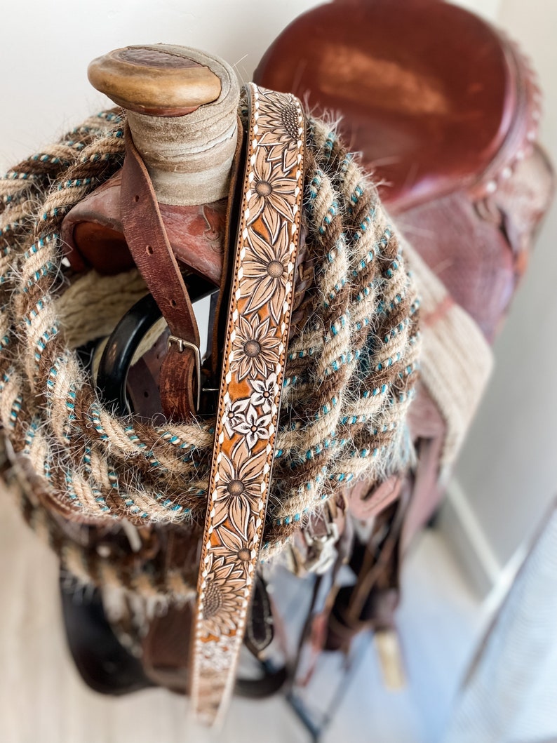 PDF Sunflower Belt/strap Tooled Leather Pattern - Etsy