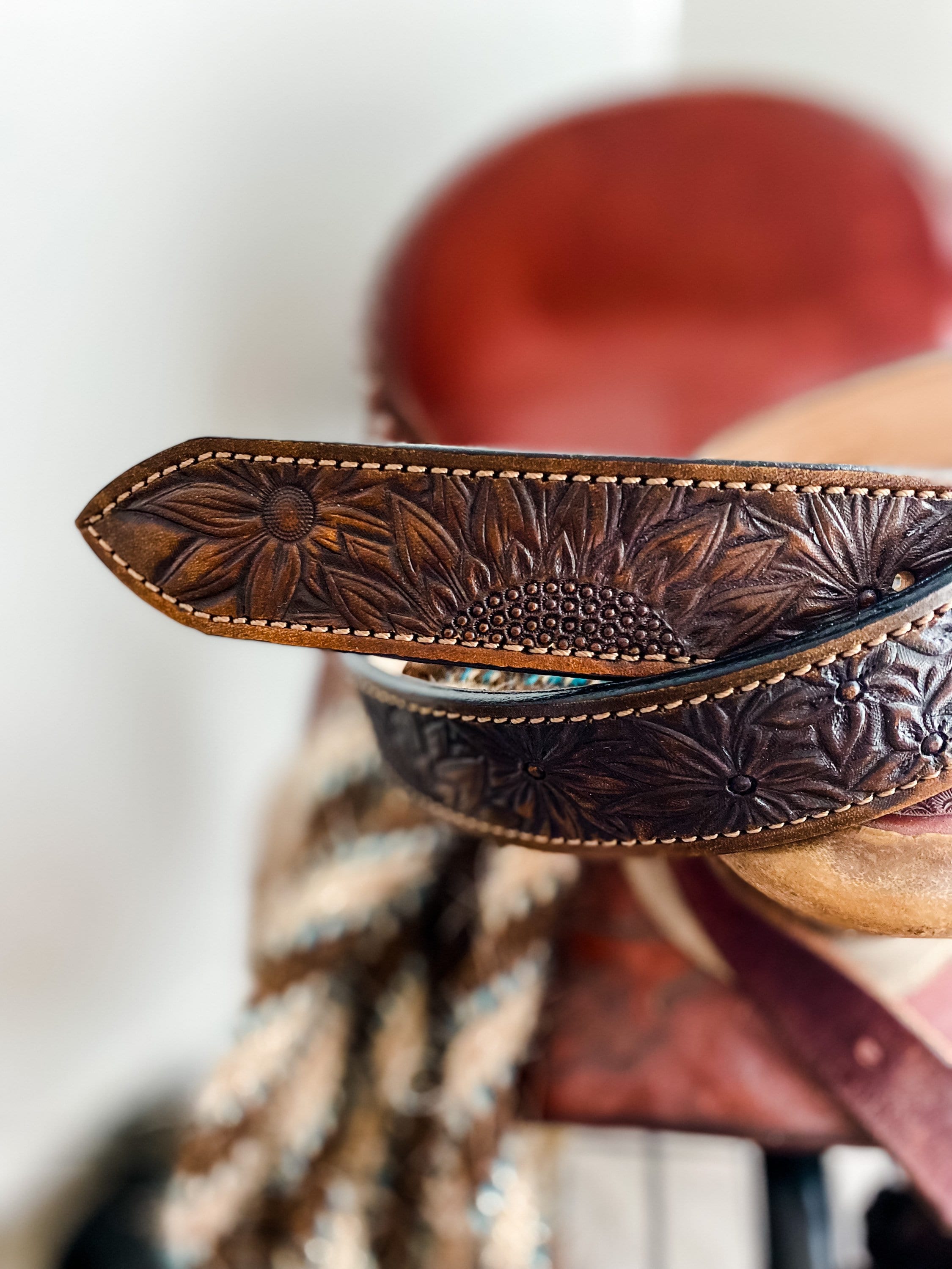 PDF Sunflower Belt/strap Tooled Leather Pattern - Etsy