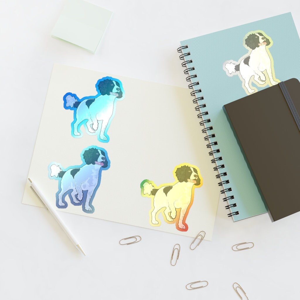English Springer Spaniel Sticker Sheets, 2 Image Sizes, 3 Image ...