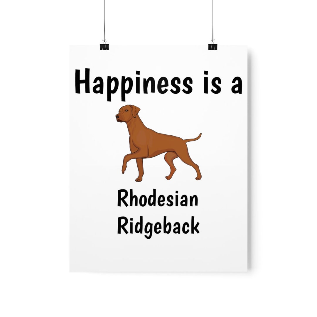 Rhodesian Ridgeback Premium Matte Vertical Posters, 7 Sizes, Matte ...