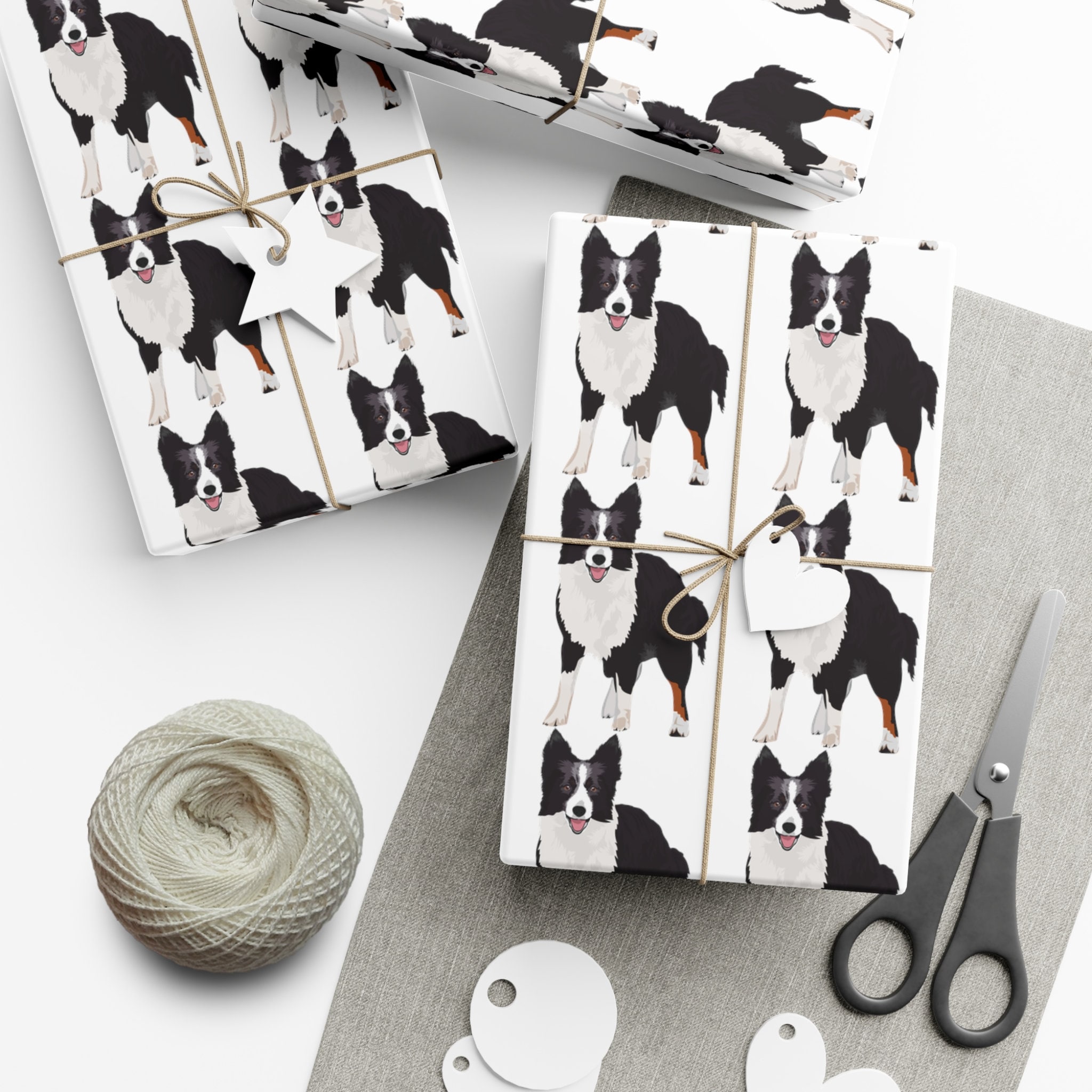 Border Collie Gift Wrap Papers, 3 Sizes, Collie Lover, Collie Mom ...