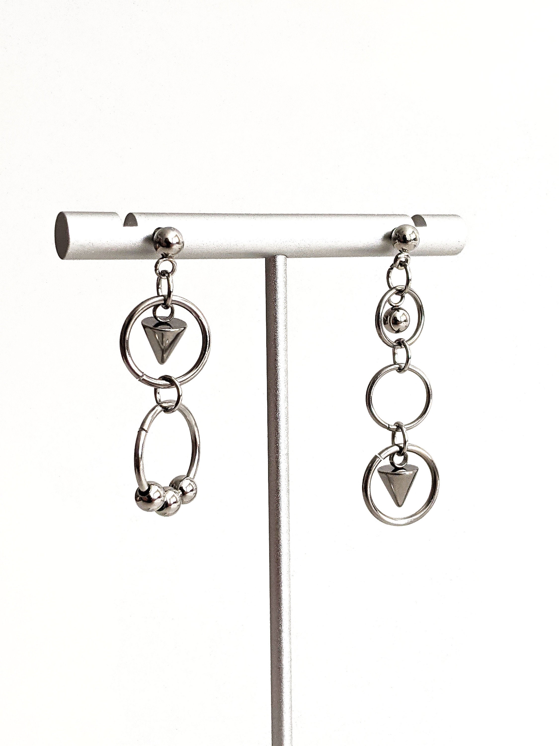 Kpop Earrings Kdrama Earrings MISMATCHED Fashion Earrings | Etsy