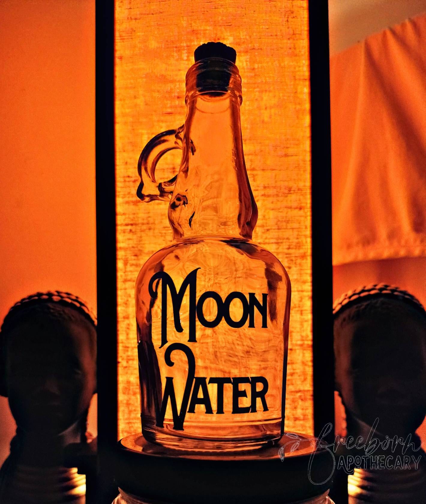 Moon Water Bottle Full Moon Water Jar New Moon Water | Etsy