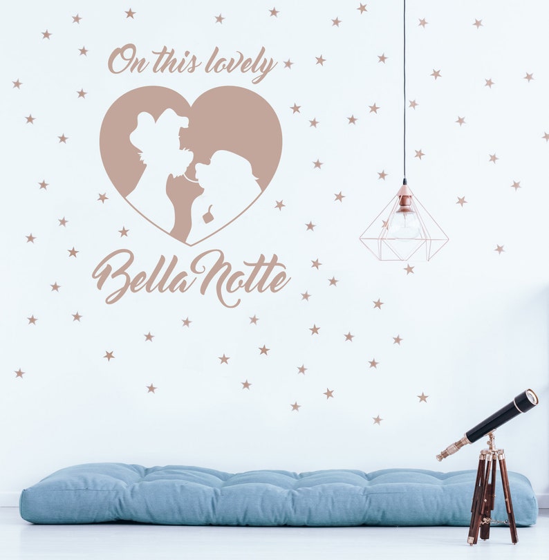 Bella Notte Lady and the Tramp svg disney world svg svg | Etsy