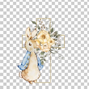 Peter the Rabbit Christening PNG, Rabbit Christening Design ...
