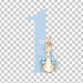 Peter Rabbit Bundle Ages 1-9 A-Z, Peter Rabbit PNG, Set Digital Images ...