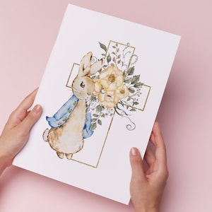 Peter the Rabbit Christening PNG, Rabbit Christening Design ...