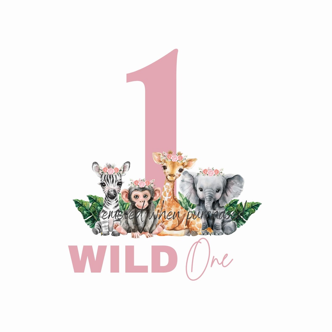 Baby Safari Animals Kids Car PNG, Watercolor Baby Animals, Pink Wild ...