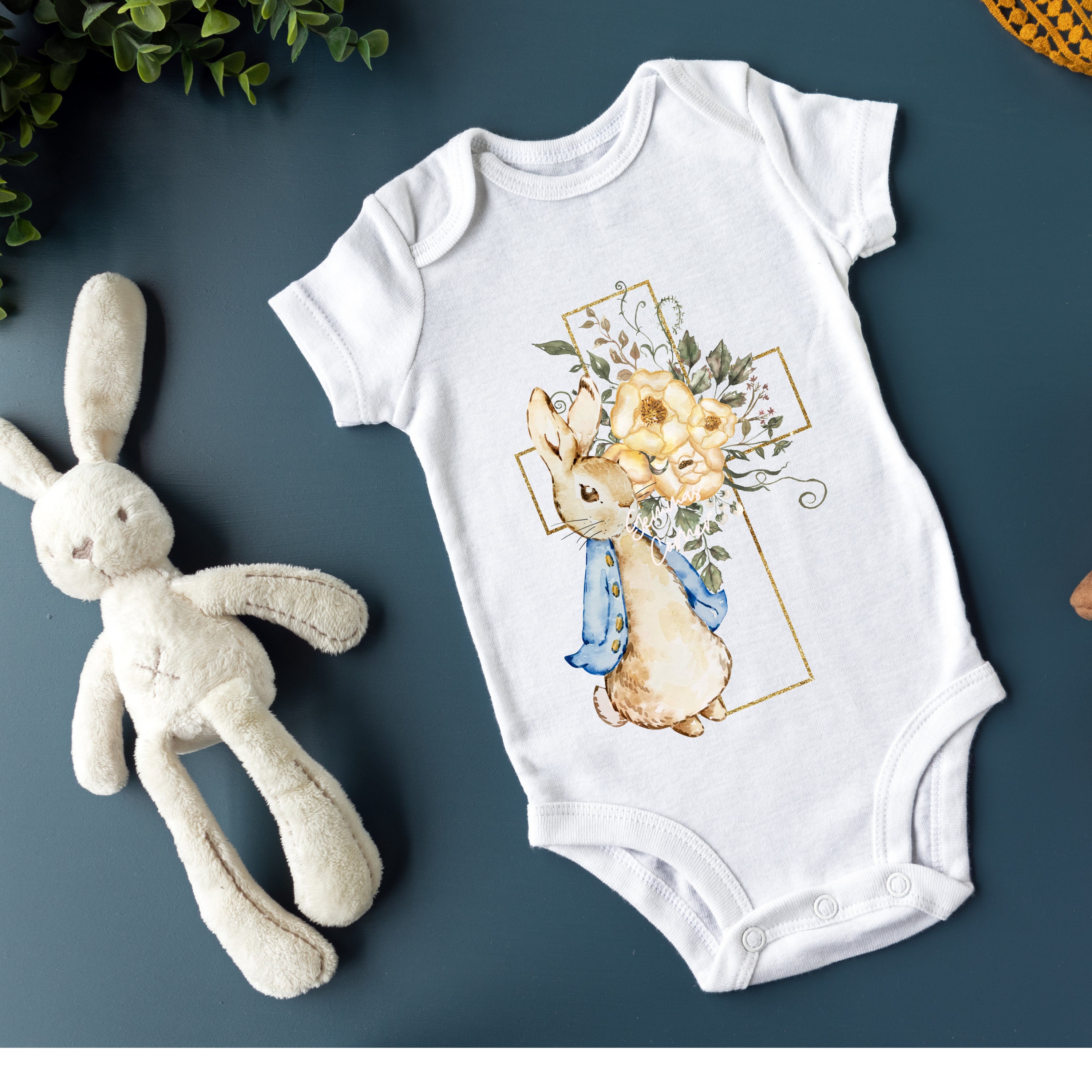 Peter the Rabbit Christening PNG, Rabbit Christening Design ...