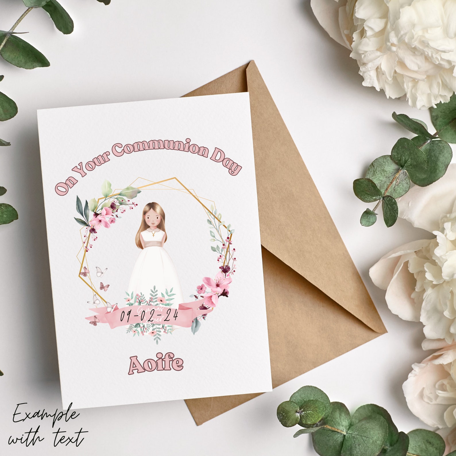 Pink Banner Communion Sublimation Design, Communion Digital Download ...