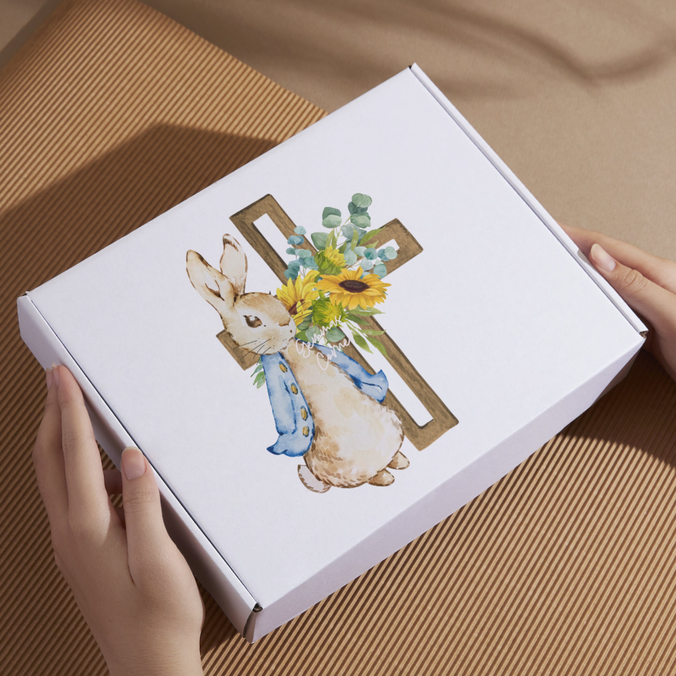 Peter the Rabbit Christening PNG, Christening Design, Christening PNG ...