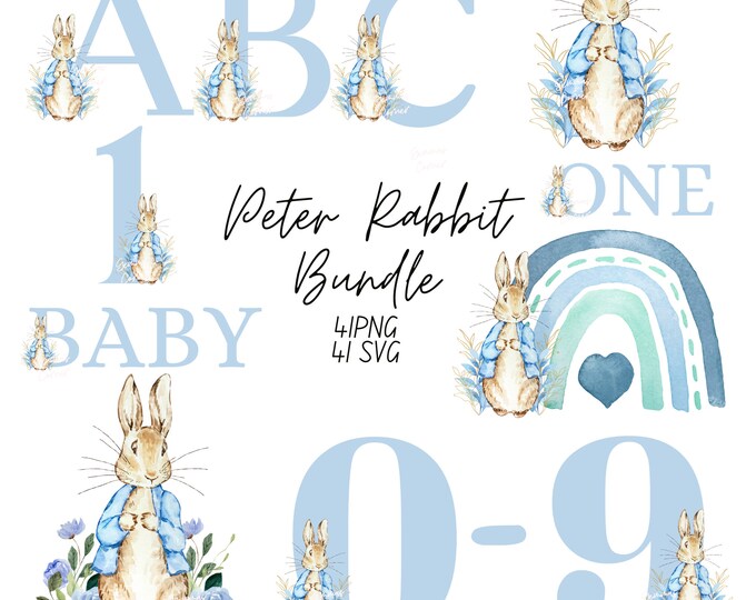Gorgeous Peter Rabbit Vinyl Decal Sticker Digitally Cut Just Peel and ...