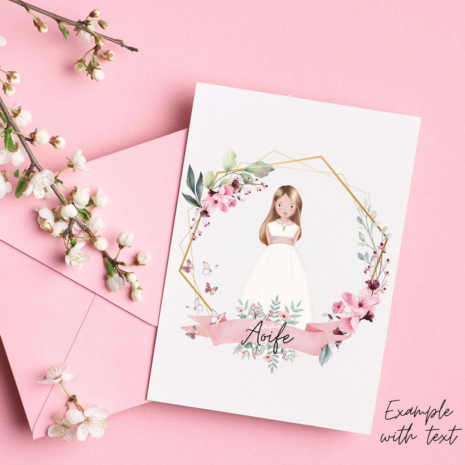 Pink Banner Communion Sublimation Design, Communion Digital Download ...