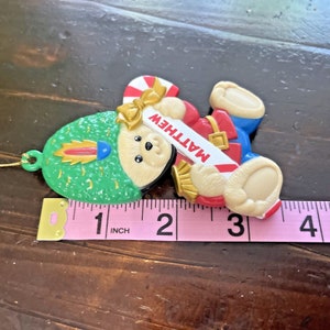 Stravina Holiday Vintage Personalized matthew Christmas Ornament ...
