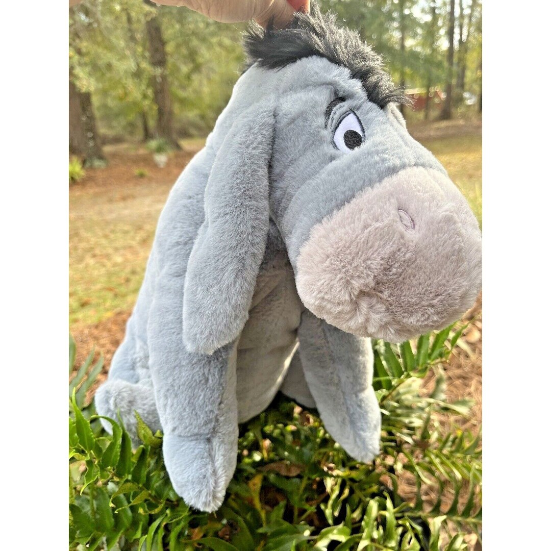 Eeyore Plush 15 Detachable Tail Soft Gray Winnie the Pooh - Etsy