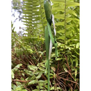 3D Frog Metal Garden Pick Metal Garden Pick Toady Frog Flower Pot Stake ...