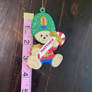 Stravina Holiday Vintage Personalized matthew Christmas Ornament ...