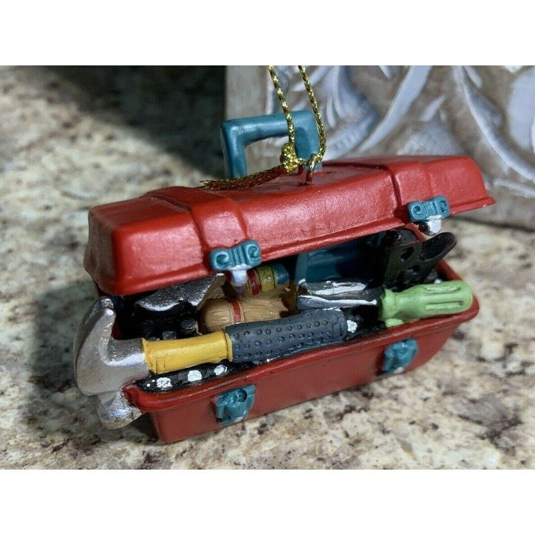 Toolbox Christmas Ornament Construction Toolbox Christmas Ornament U72 ...