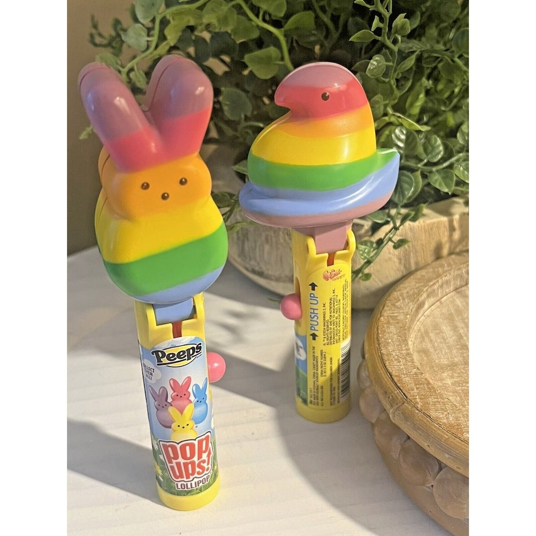 3 Pop Ups! Marshmallow Flavored Lollipops Easter Candy Sucker U95g - Etsy