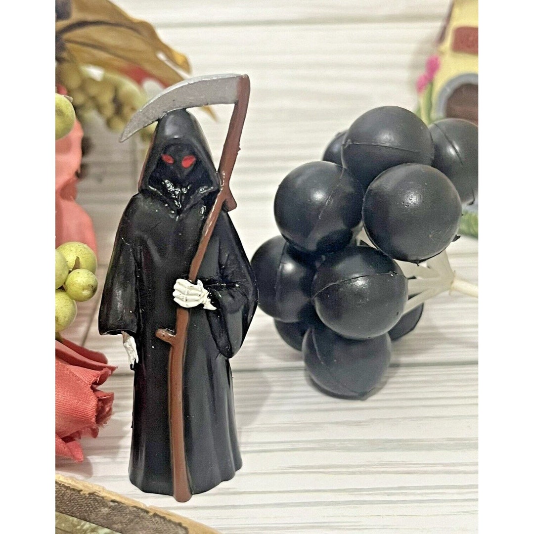 Grim Reaper & Gravestone Decopac Halloween Party Birthday Cake ...