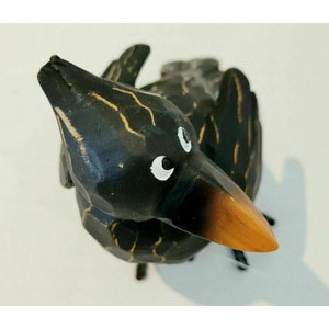 2pc Judgemental Bird Hobby Lobby Black & Orange Crows Fall Decor-right ...