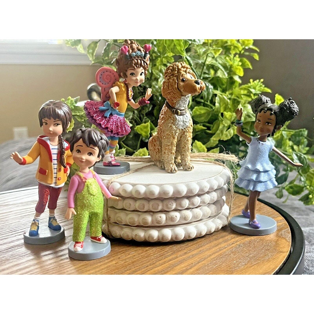 5 Pc Set Disney Junior Fancy Nancy Figures Figurine Cake Toppers Play ...
