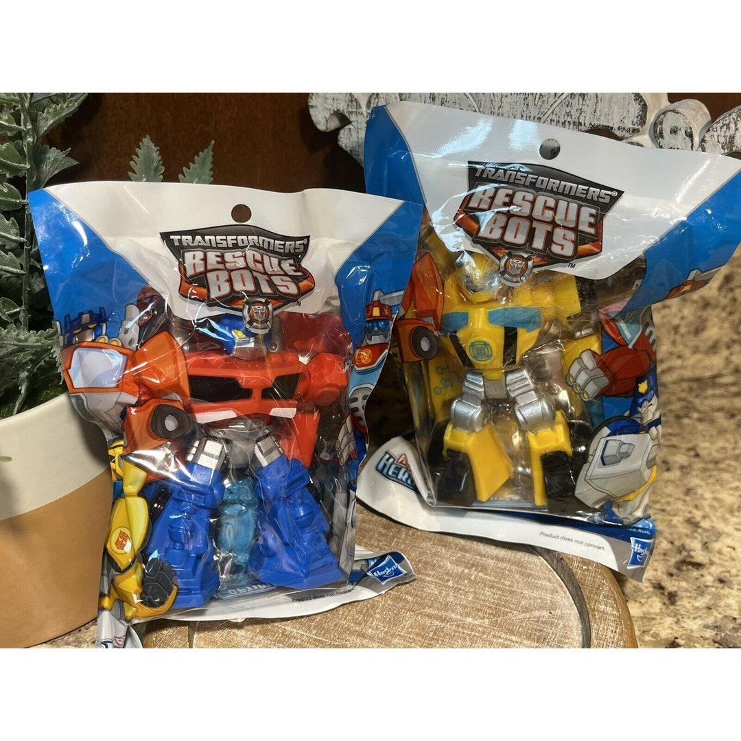 Transformers Rescue Bots Figure Heatwave 3.5 Bumblebee & Optimus T5 - Etsy