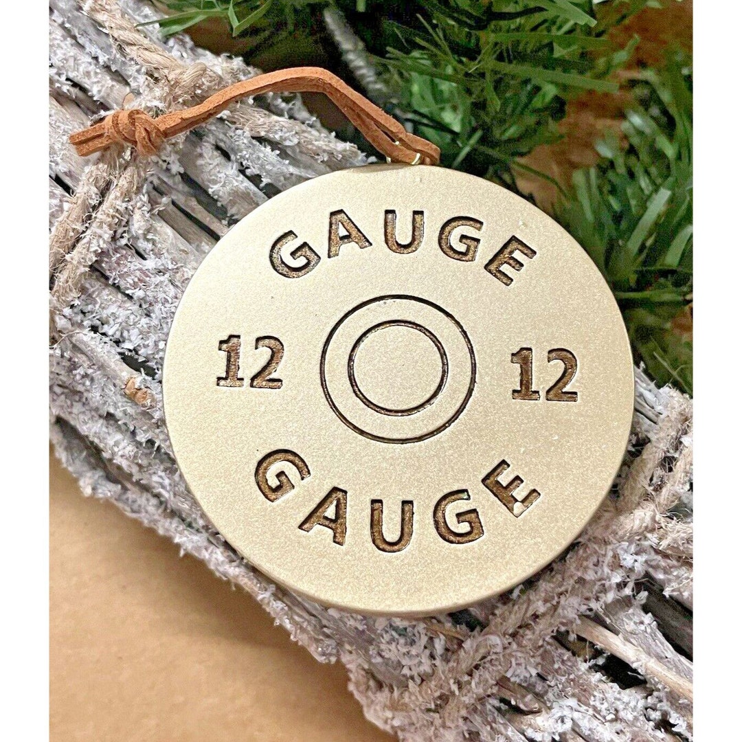 12 Gauge Shotgun Shell Cap Ornament Gun Christmas Tree Rustic - Etsy