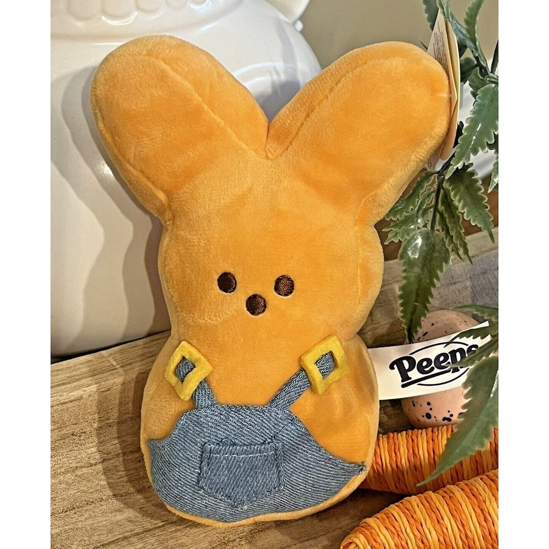 Rabbit Marshmallow Scented Mini Plush, 6" Sherbet Orange Bunny With ...