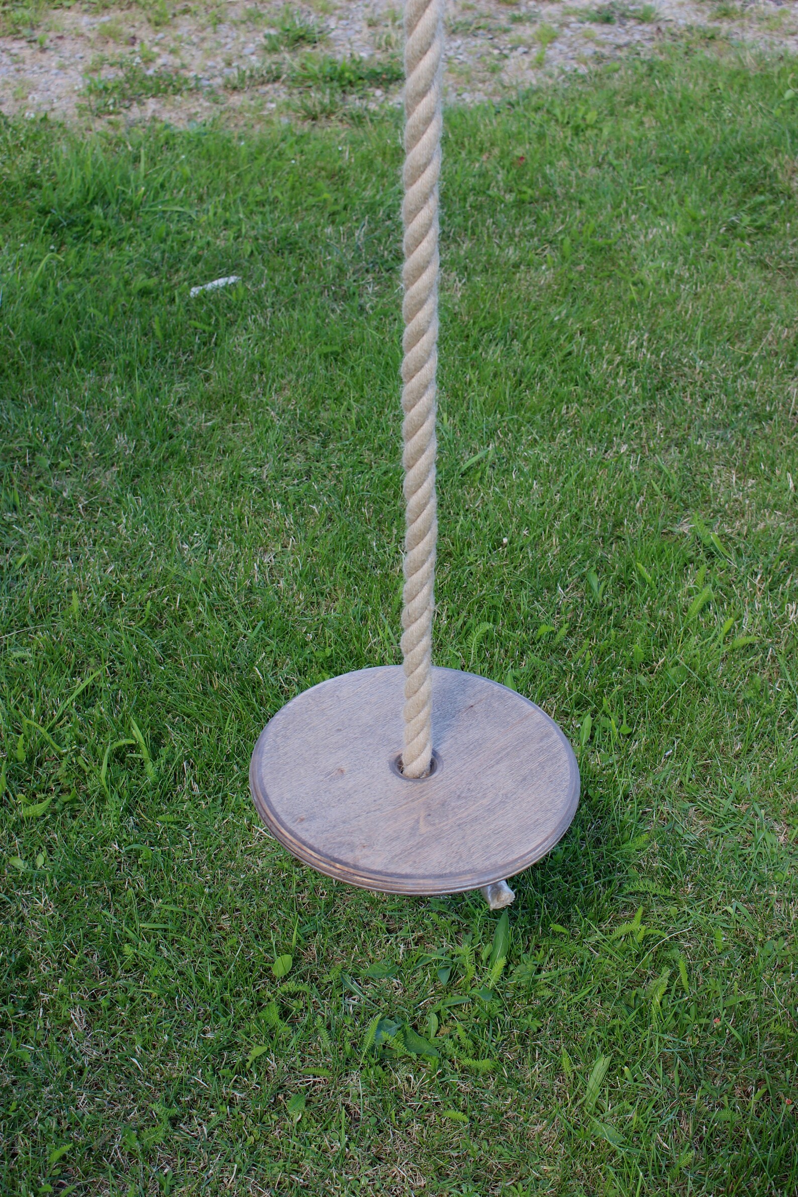 Kids Indoor Round Wood Swing Disc Tree Rope Swing Adult or - Etsy