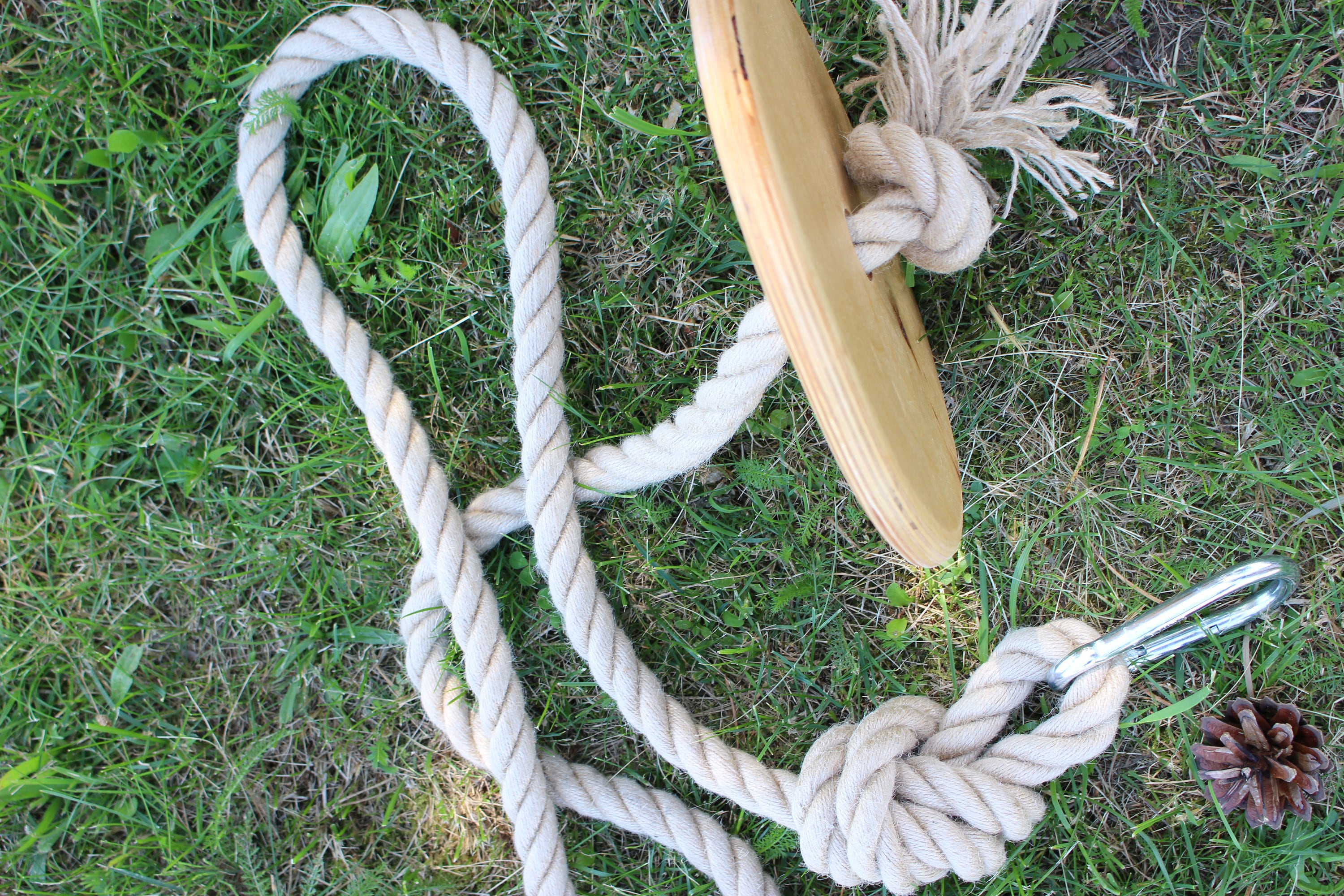 Round Disc Tree Rope Swing Kids Indoor Wood Swing Adult or - Etsy