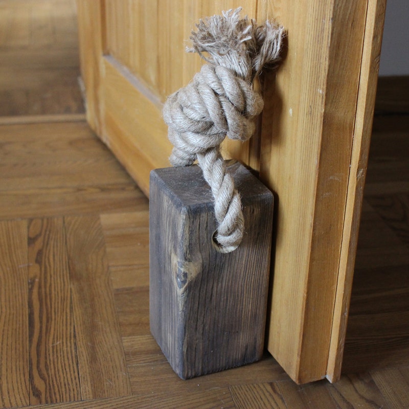 Rustic Door Stop - Etsy