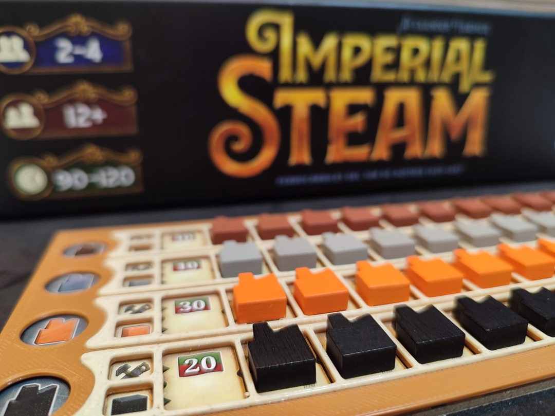 4 3D Overlays for Imperial Steam the Board Game - Etsy
