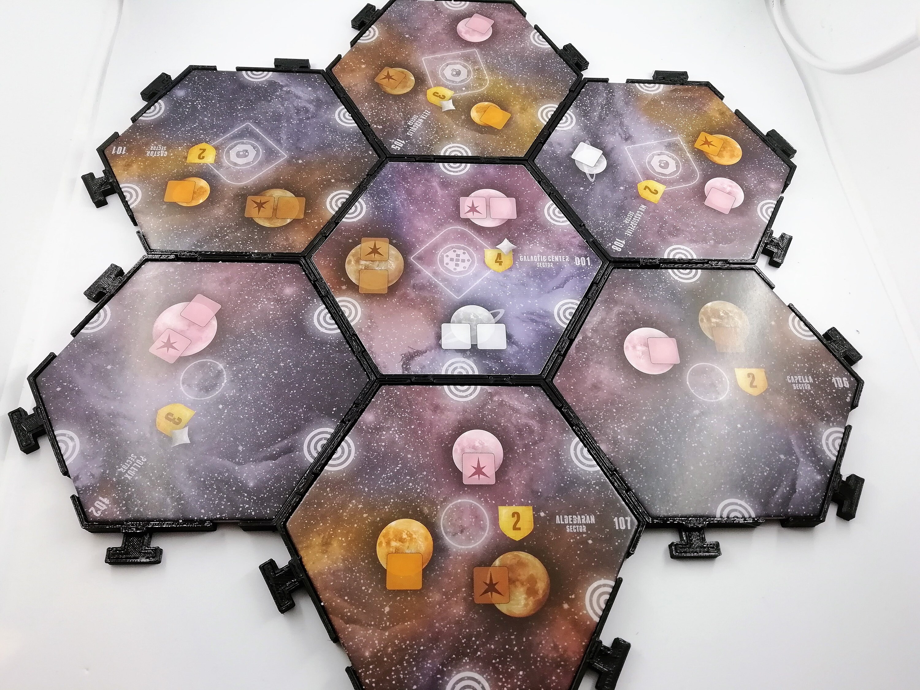 30 Hex Tiles for Eclipse Boardgame | Etsy