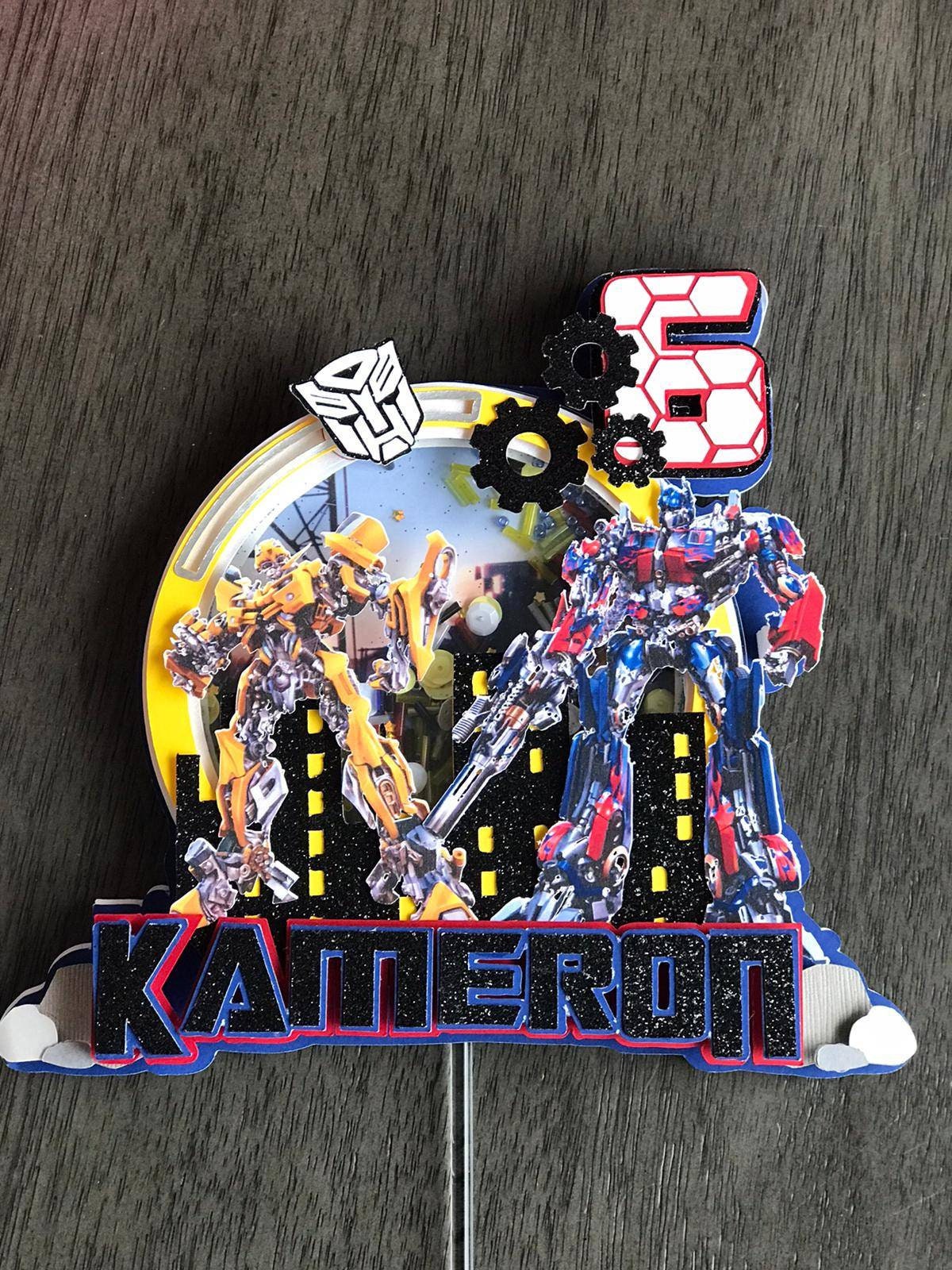 Transformers Cake Topper - Etsy