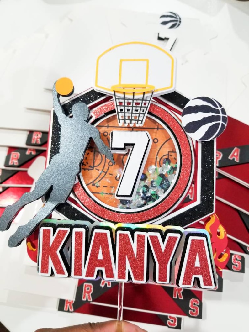 Basketball Cake Topper, Basketball Party Decor - Etsy