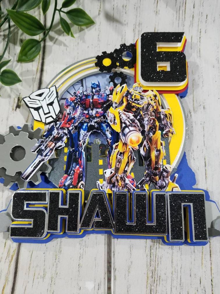 Transformers Cake Topper - Etsy
