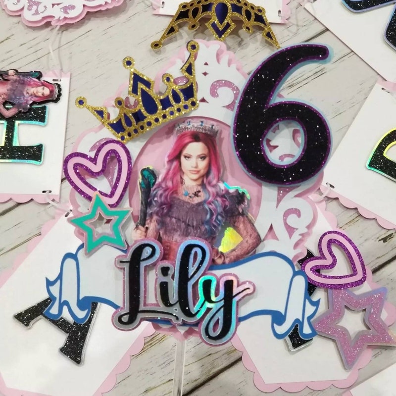 Descendants Cake Topper - Etsy