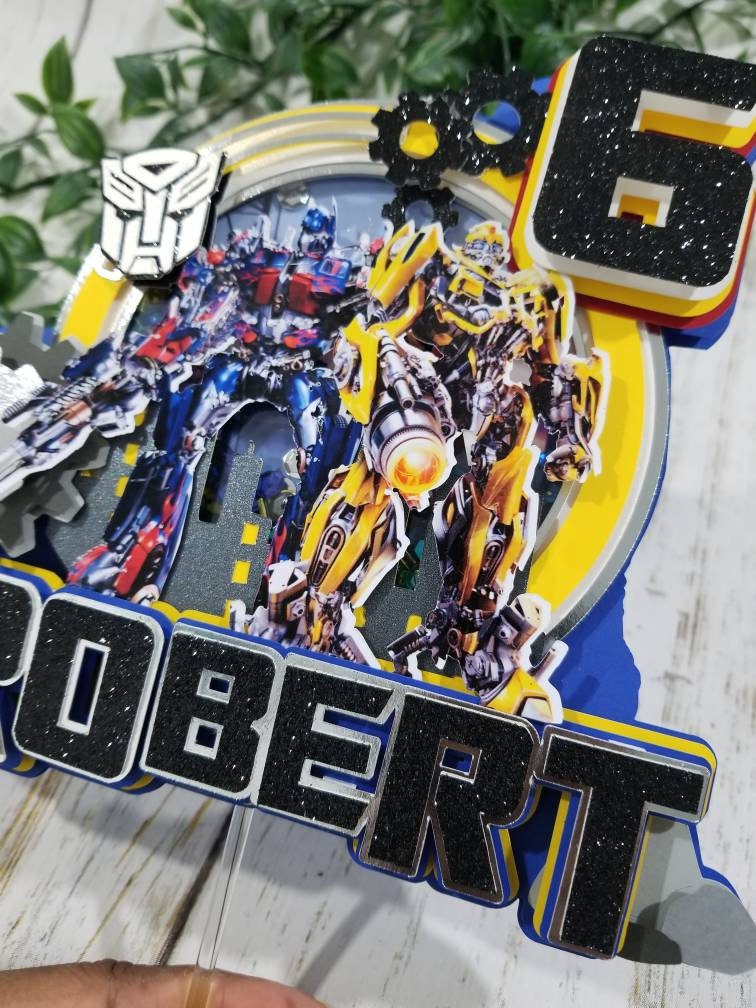 Transformers Cake Topper - Etsy