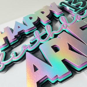 3D Cake Topper - Etsy