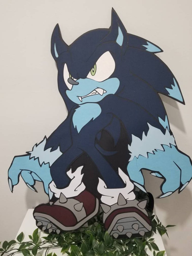 Shadow the Hedgehog Sonic Tails Shadow Large Cutout - Etsy