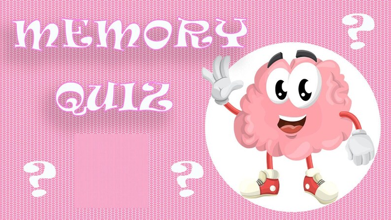 Quiz Game Baby Party Game Quiz Memory Quiz Virtual Game - Etsy