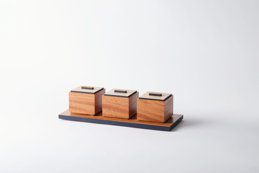 Unique Boxes on a Tray, Stunning Design, Made From Sapele and Ash ...