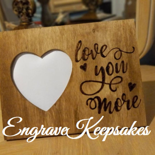 Wood Heart Frame - Etsy