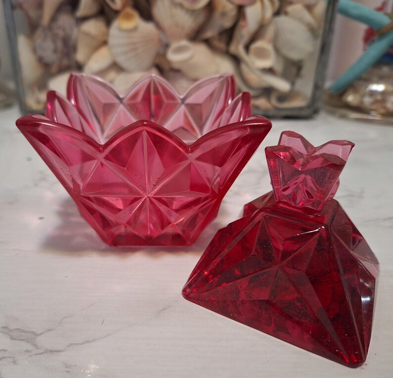 Handcrafted Resin Art Pyramid Jar With Lid / Mini Jewelry Box - Etsy