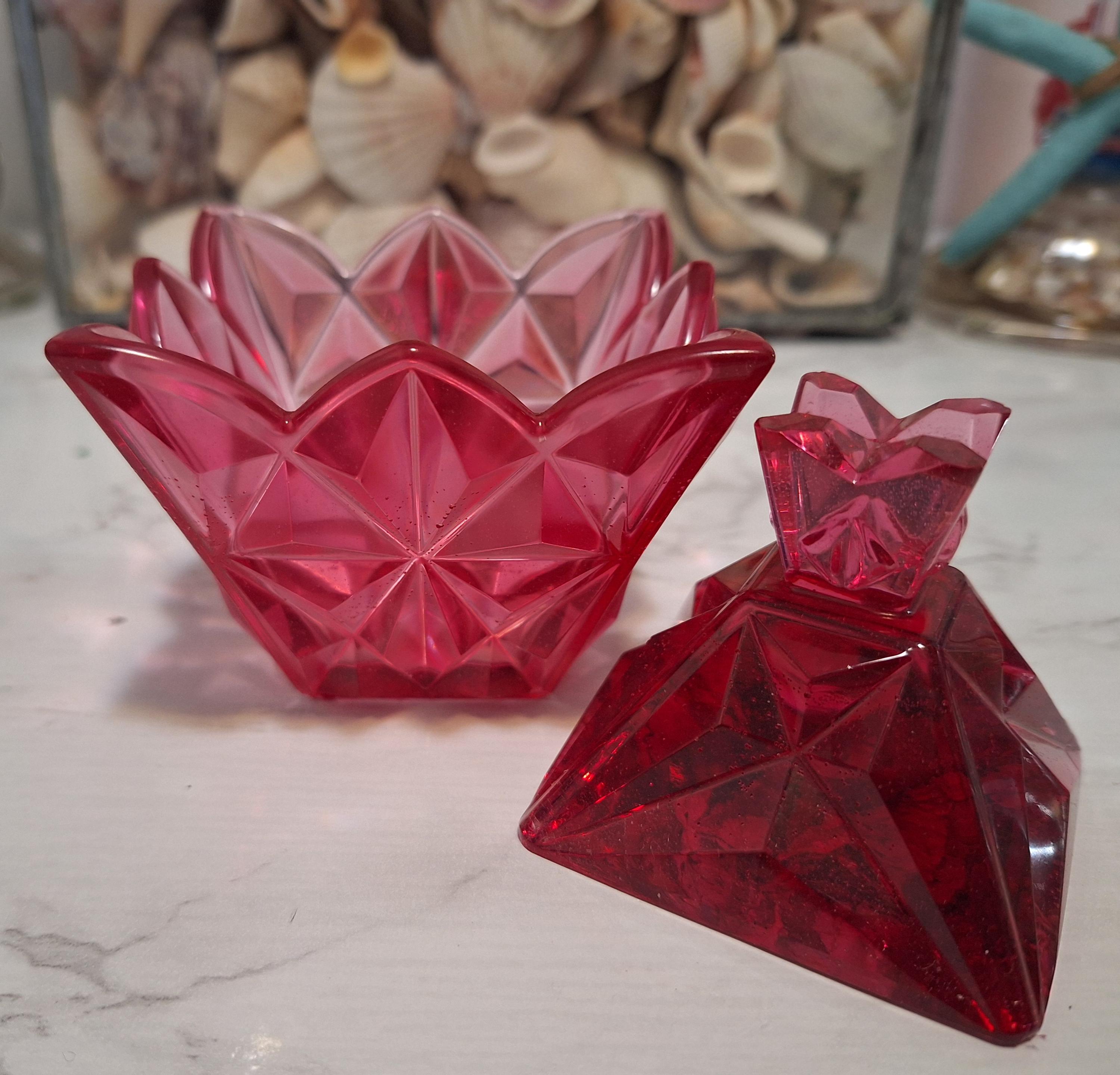 Handcrafted Resin Art Pyramid Jar With Lid / Mini Jewelry Box - Etsy